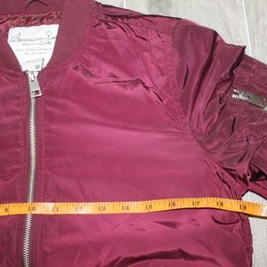 American Rag | Jackets & Coats | Lightweight Bomber Jacket Zinfandel ...
